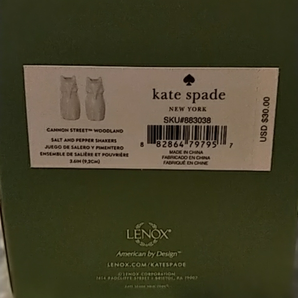 kate spade | Dining | Kate Spade New York Fox Salt And Pepper | Poshmark